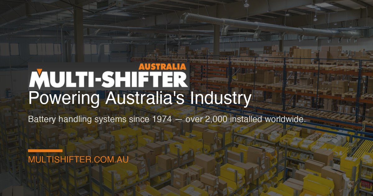 Multi-Shifter Australia | Industrial Battery Handling Equipment